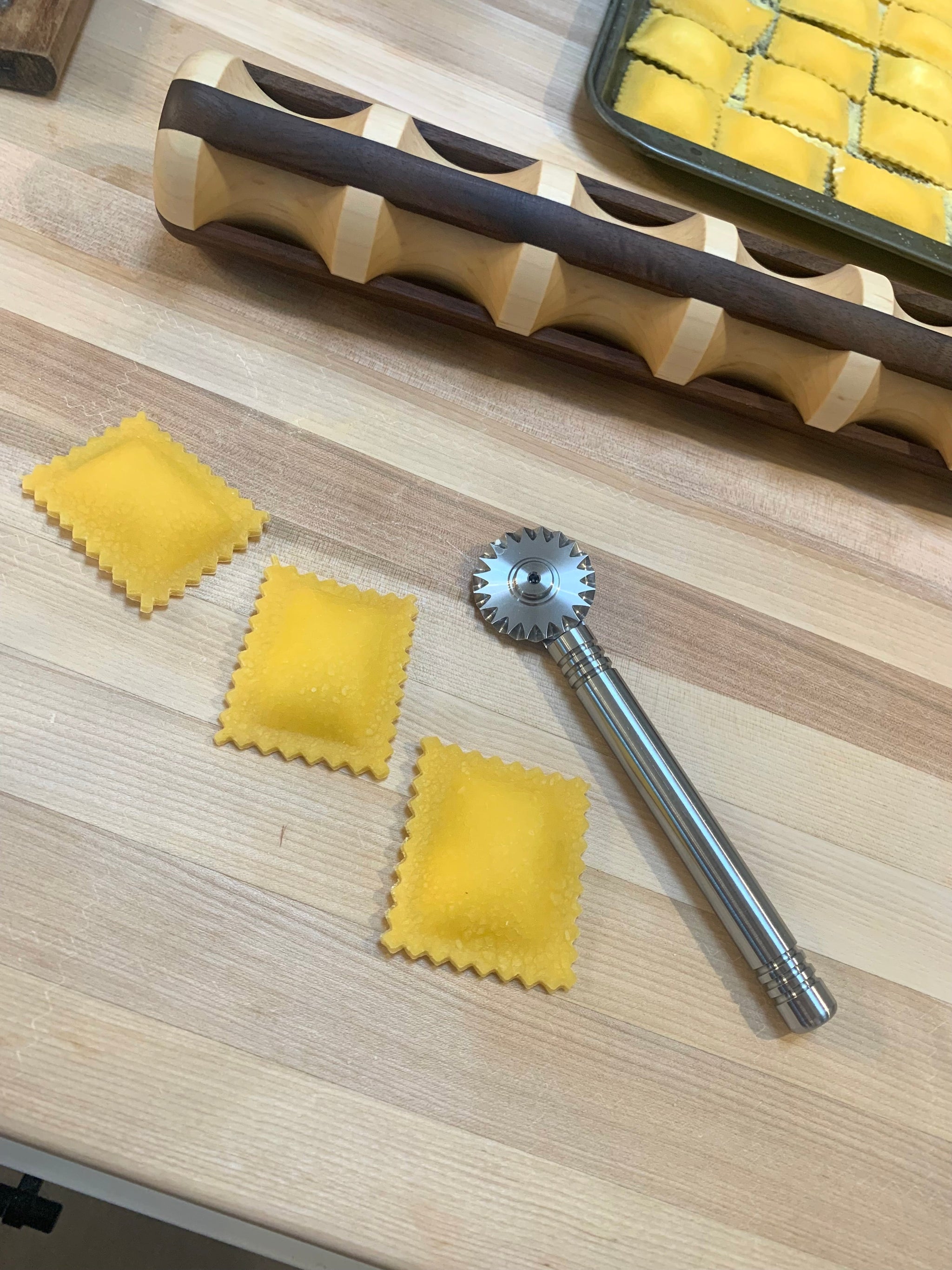 Brass & stainless pasta cutters, Mateo Kitchen – NonnasWoodShop