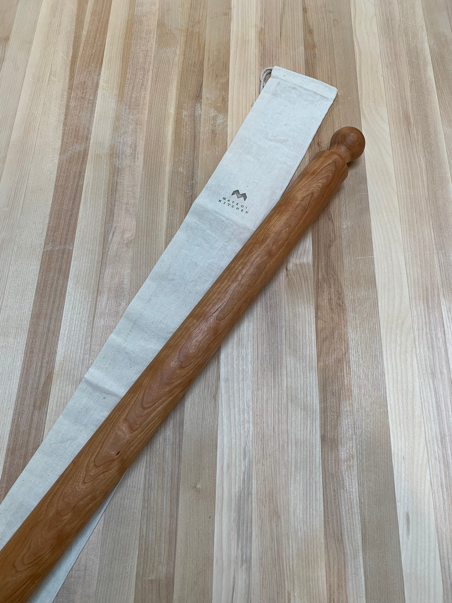 Mattarello, Italian pasta rolling pin, Mateo Kitchen – NonnasWoodShop