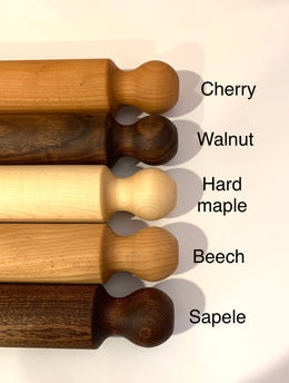 Classic, hand turned Italian Mattarello rolling pin – NonnasWoodShop